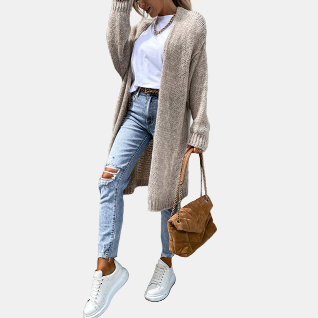 Thea | Classic Long Cardigan
